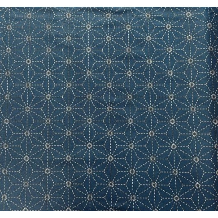 Annies Country Quilt Store - Sashiko Fabric - Asanoha/ Star or Hemp ...